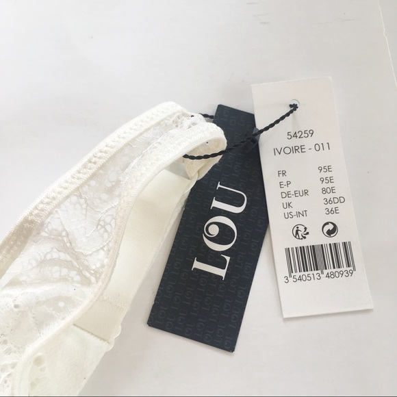 Lou Paris | Intimates & Sleepwear | Lou Cream Lace Bra Souten Gorge ...